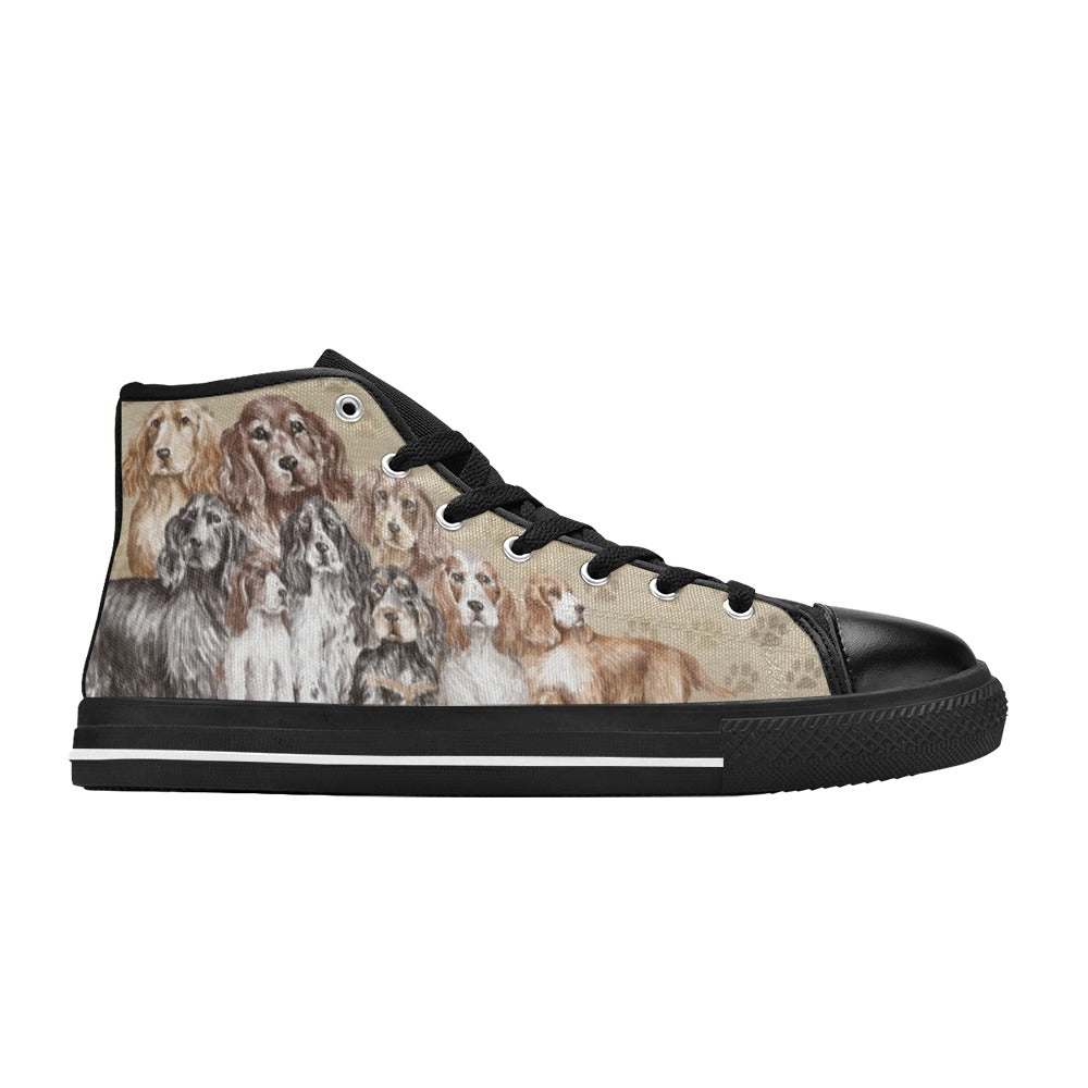 Cocker Spaniel - High Top Shoes | Little Goody New Shoes – Little Goody ...