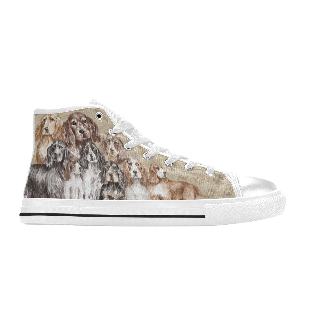Cocker Spaniel - High Top Shoes | Little Goody New Shoes – Little Goody ...